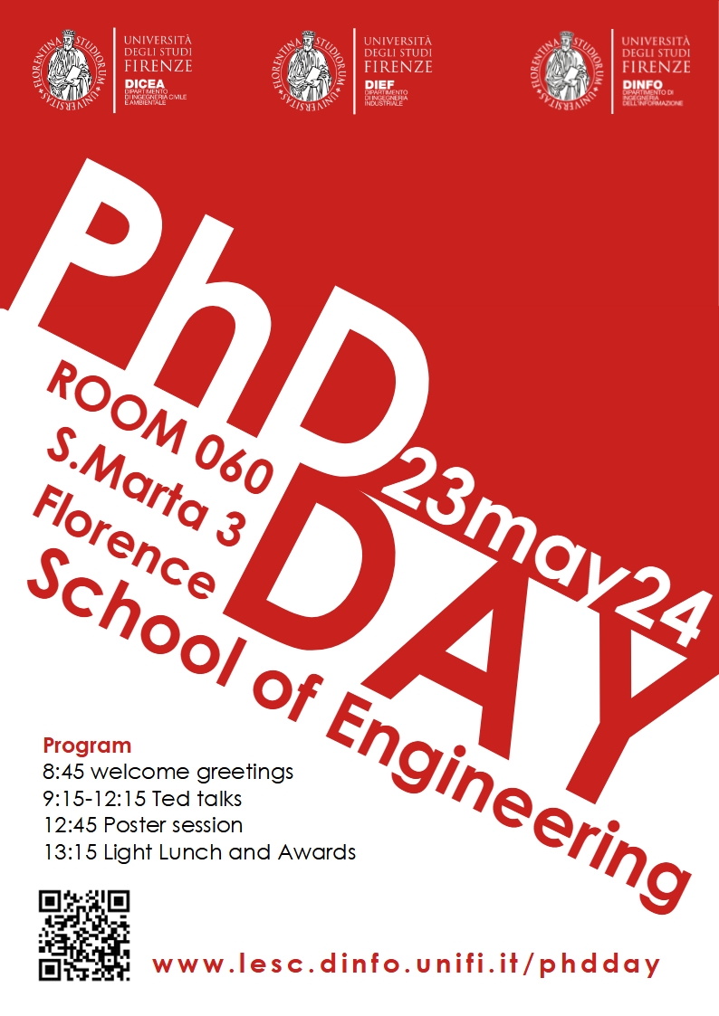 PHD DAY 2024 SCUOLA DI INGEGNERIA | News | Dipartimento di Ingegneria Civile e Ambientale (DICEA ...